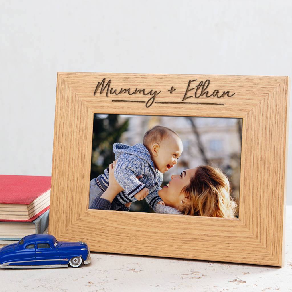 Personalised Mummy And Me Photo Frame – Dust and Things | Premium ...